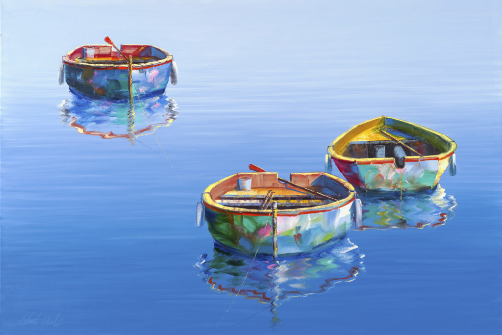Three Boats 2H - Naples Fine Arts Studio